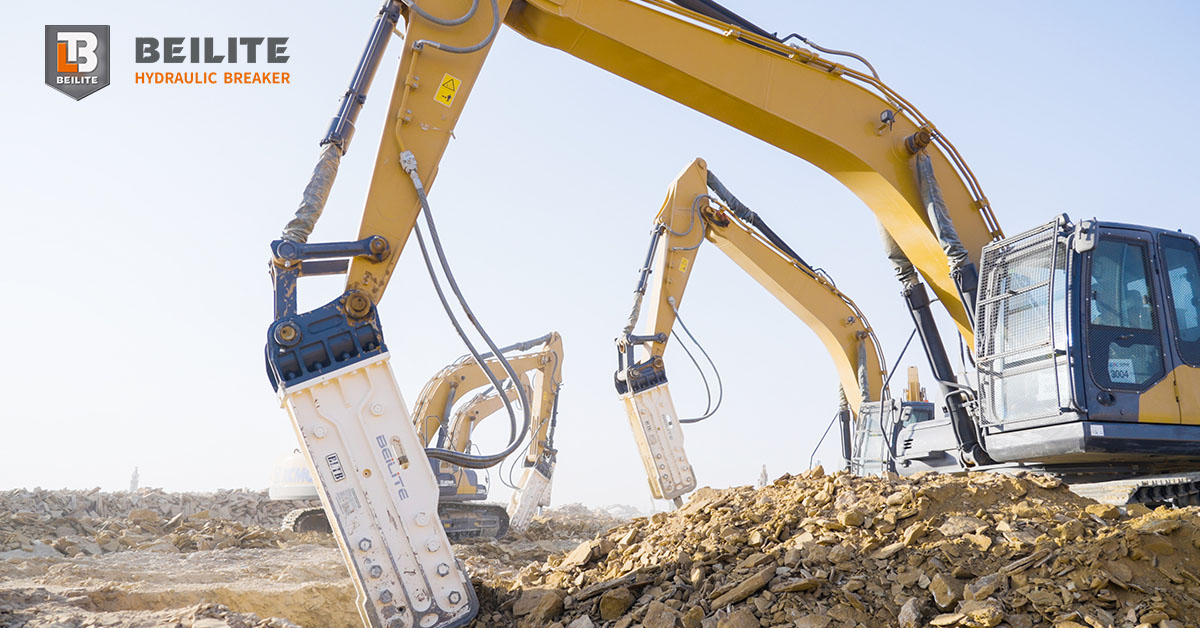 Hydraulic Breaker Attachment for Mini Excavators to Heavy Excavators ...